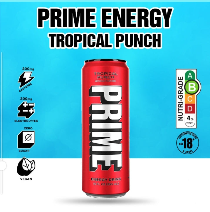 Prime Energy Drink Fruit Punch 330ml – Snacks jo