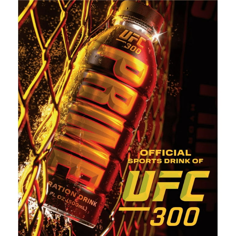 Prime Hydration Drink, UFC 300 SPECIAL EDITION, 16.9oz (1 Bottle ...